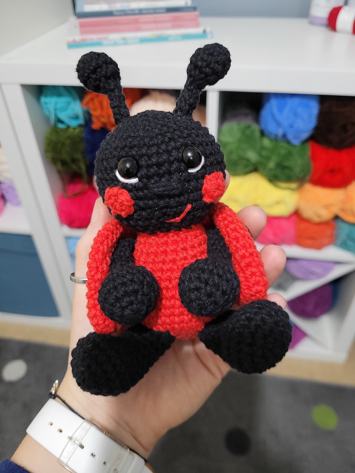 Ladybug Crochet Pattern - Amigurumi Pattern, Ladybug, Crochet, Pdf ...