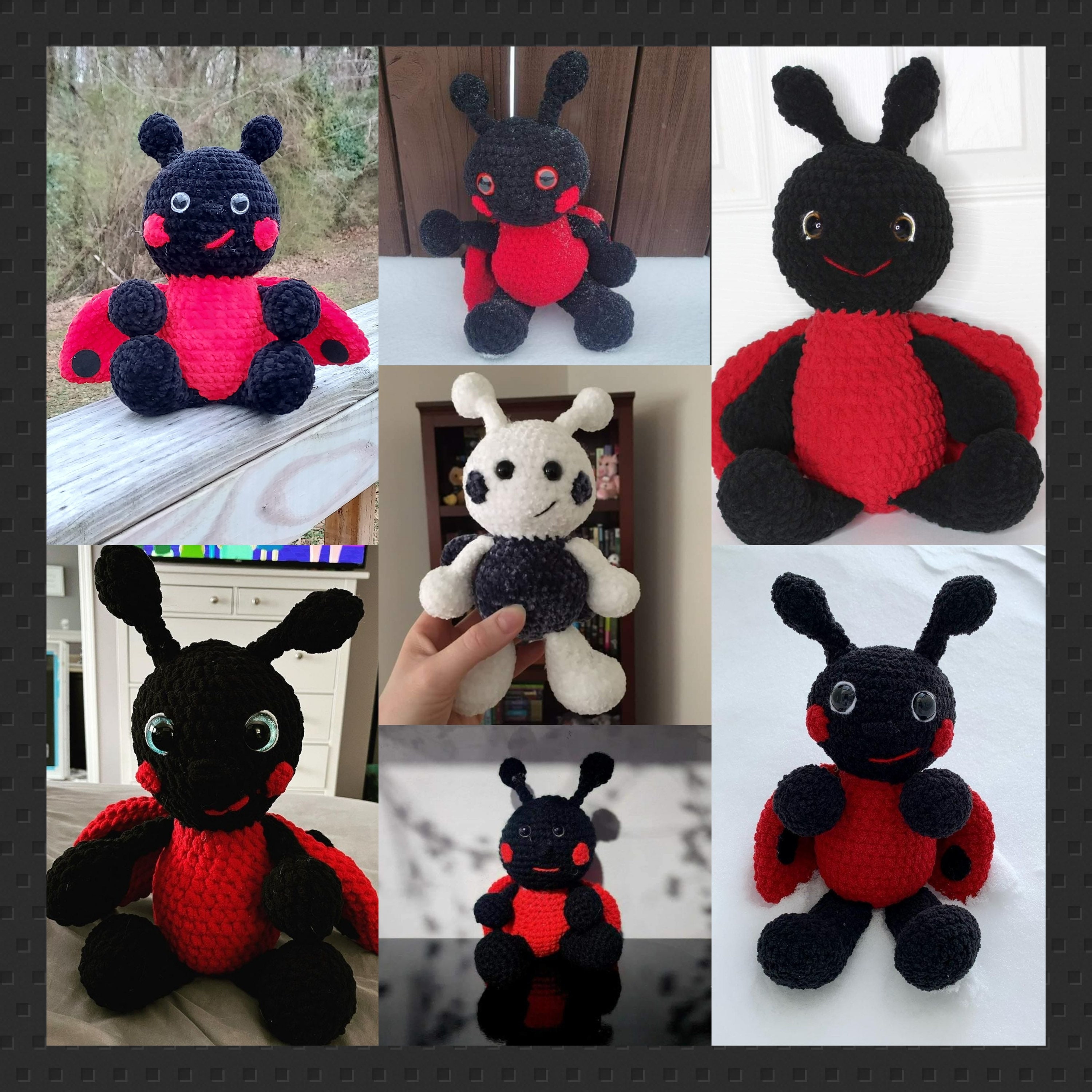 Ladybug Crochet Pattern Amigurumi Pattern, Ladybug, Crochet, Pdf ...