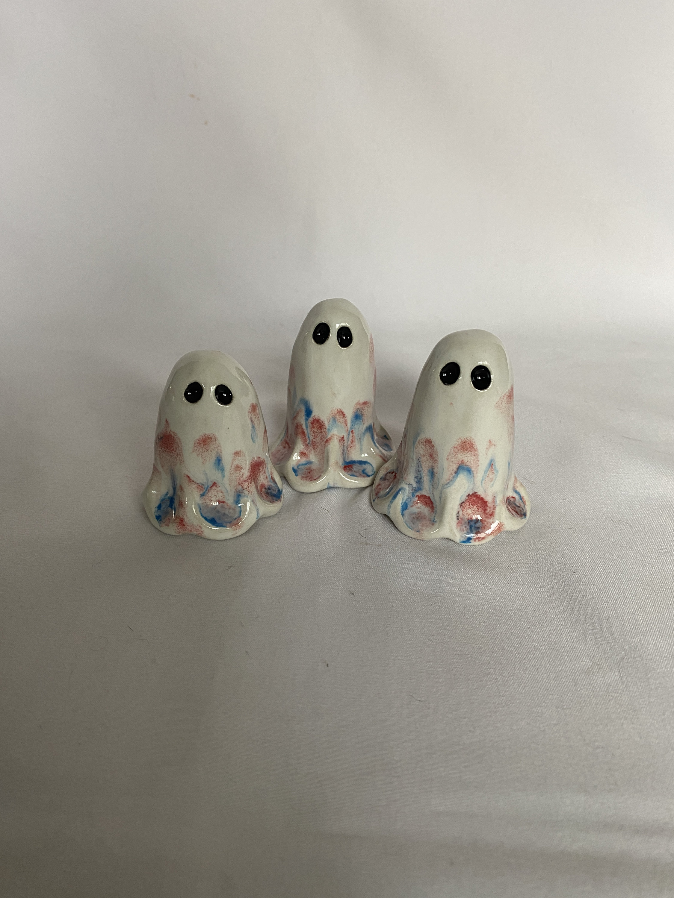 Handmade Ceramic Porcelain Miniature Ghost Figurine. - Etsy