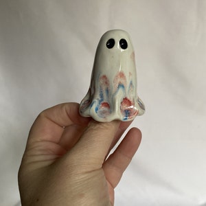Handmade Ceramic Porcelain Miniature Ghost Figurine. - Etsy
