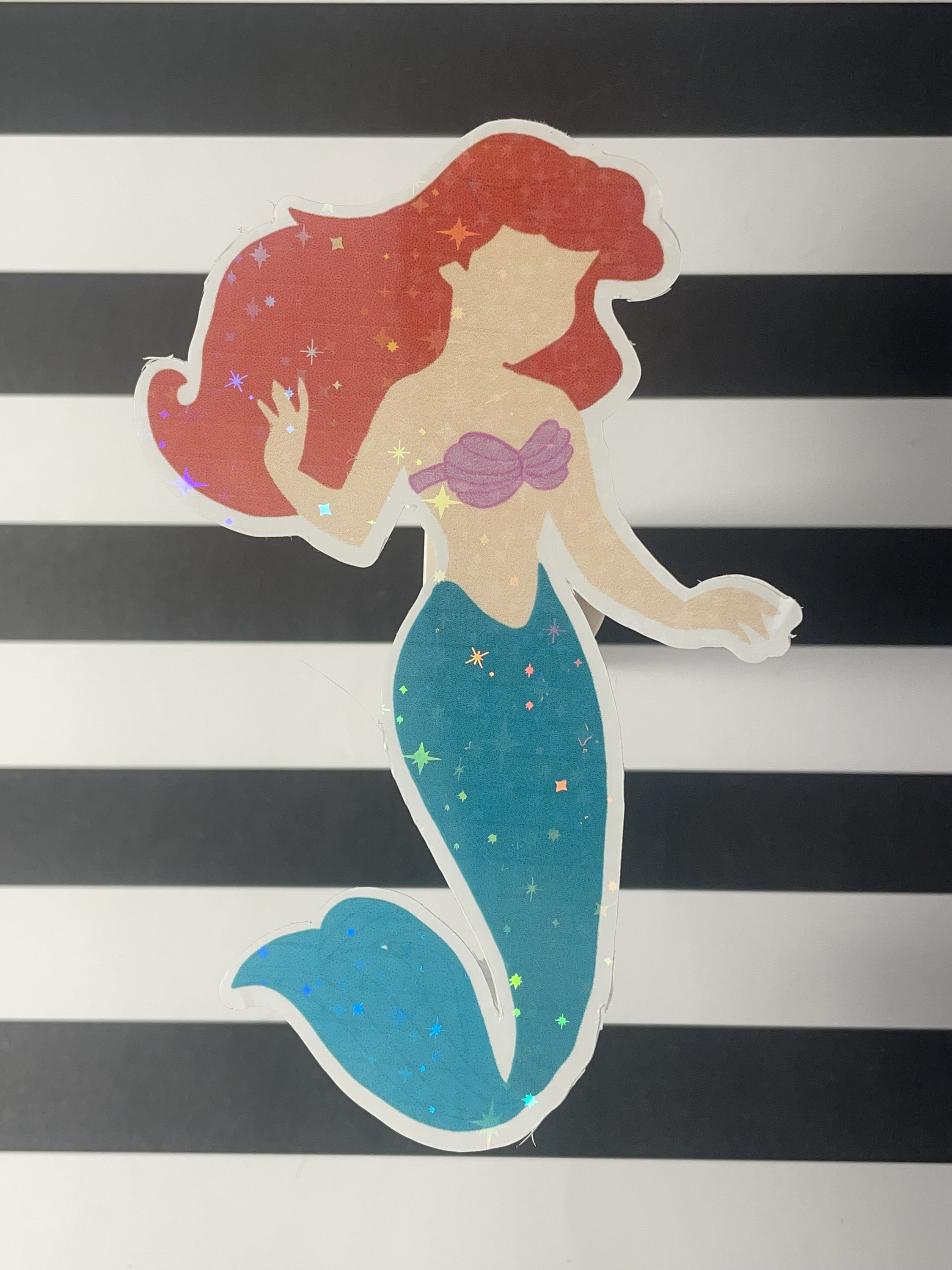 Little Mermaid Ariel Holographic Sticker