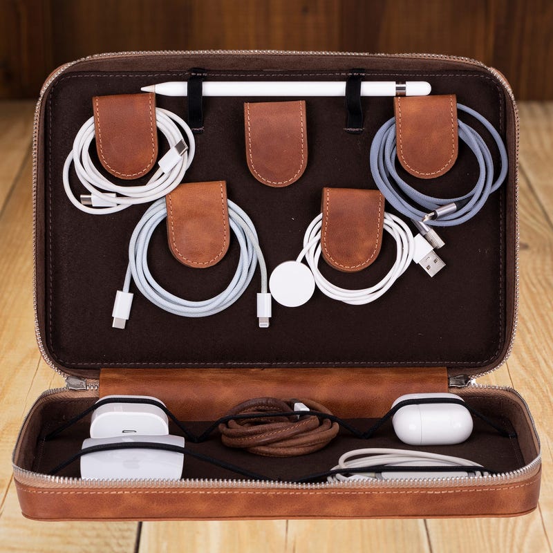 Travel Electronics Cable Organizer Bag - Etsy