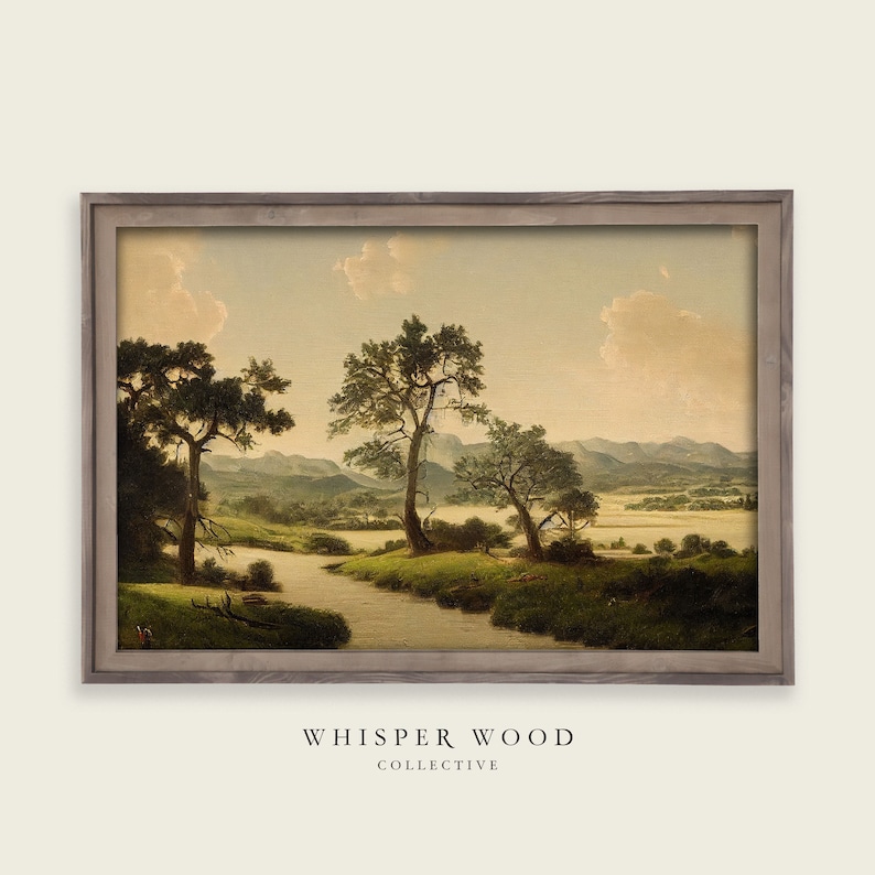 Louisiana Landscape Oil Painting | Landscape | Warm Rustic Country ...