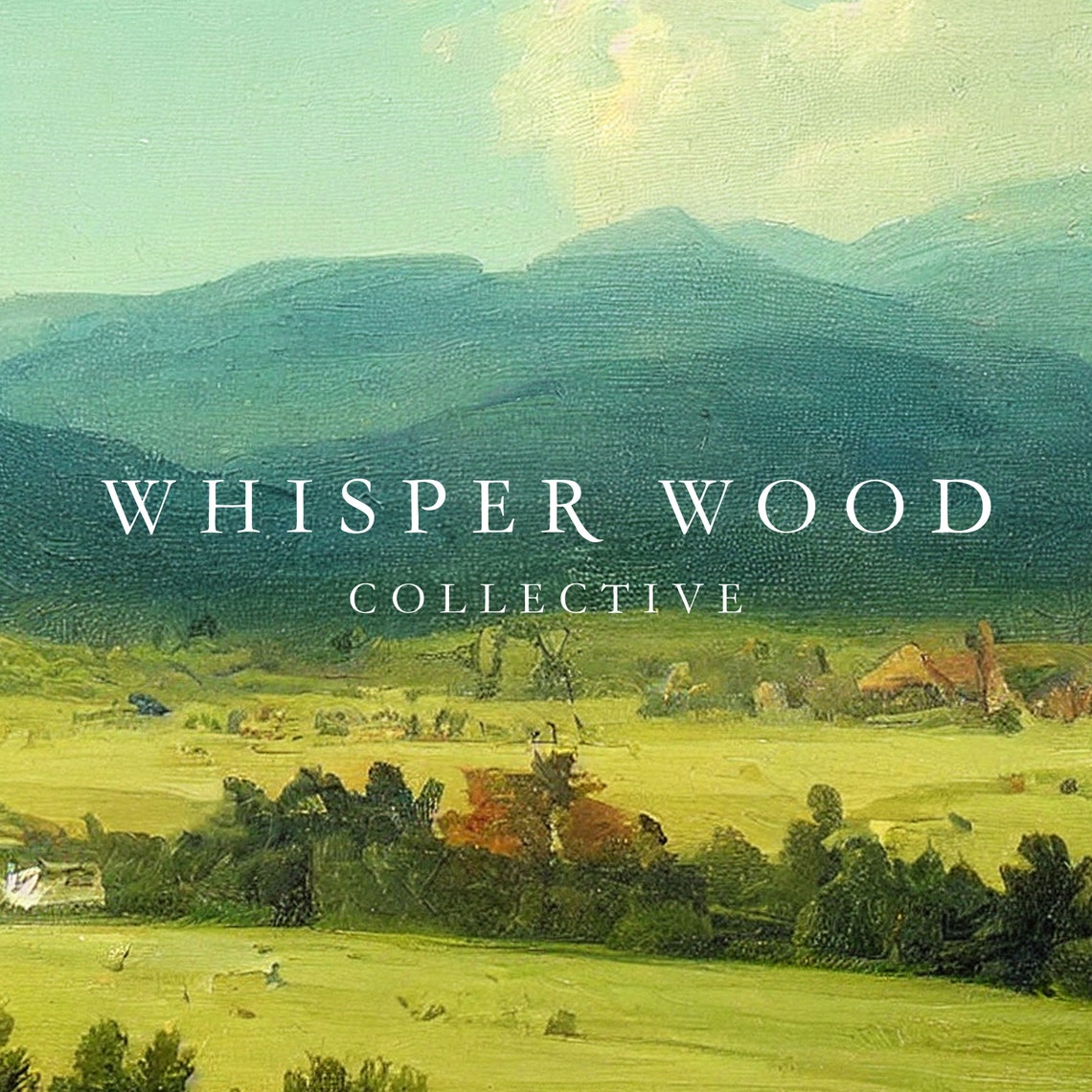 Vermont Landscape Oil Painting | Landscape | Warm Rustic Country Decor ...