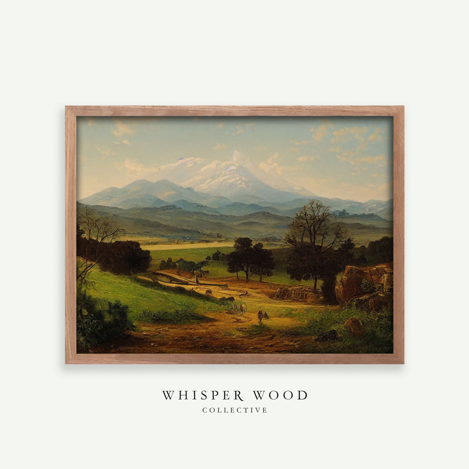 Georgia Landscape Oil Painting | Landscape | Warm Rustic Country Decor ...