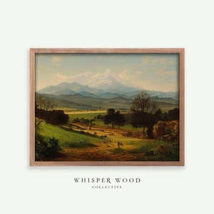 Georgia Landscape Oil Painting | Landscape | Warm Rustic Country Decor ...