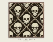 Skulls Repeating Pattern Instant Download Printable Art - Etsy