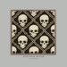 Skulls Repeating Pattern | Instant Download | Printable Art | #137 - Etsy