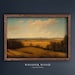 Nebraska Landscape Oil Painting | Landscape | Warm Rustic Country Decor ...