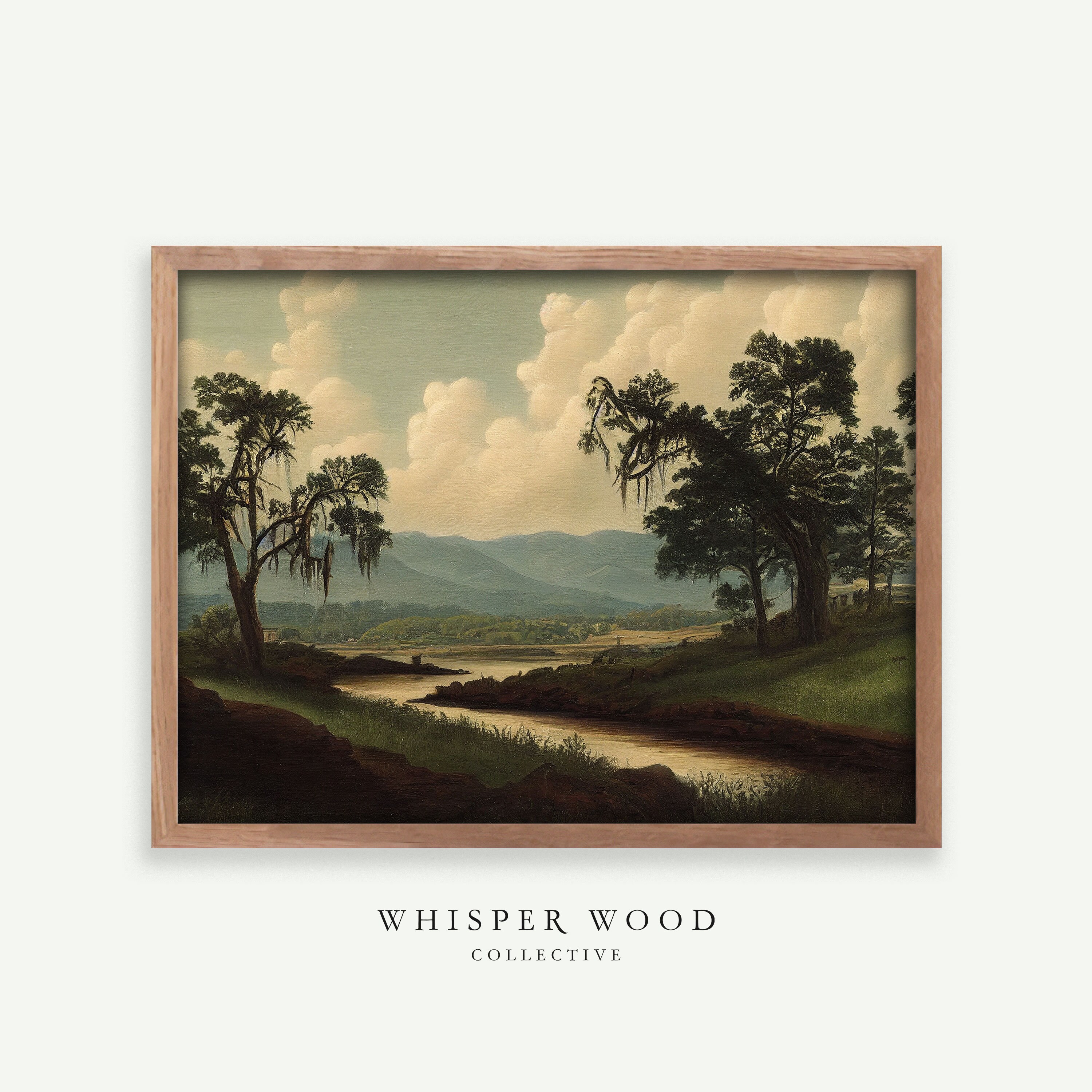 South Carolina Landscape Oil Painting Landscape Warm Rustic Country ...