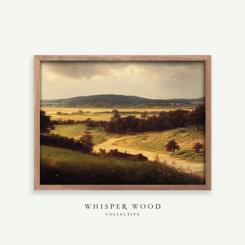Wisconsin Landscape Oil Painting | Landscape | Warm Rustic Country ...