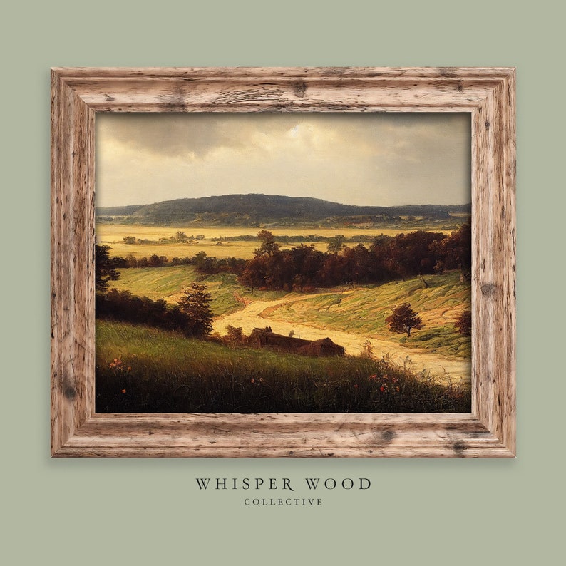 Wisconsin Landscape Oil Painting | Landscape | Warm Rustic Country ...