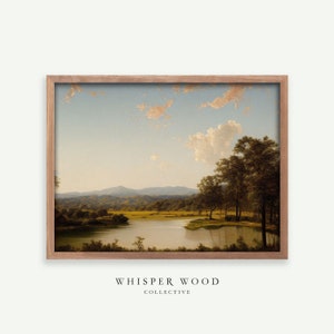 Virginia Landscape Oil Painting | Landscape | Warm Rustic Country Decor ...