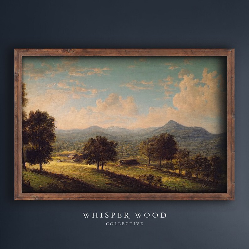Tennessee Landscape Oil Painting | Landscape | Warm Rustic Country ...
