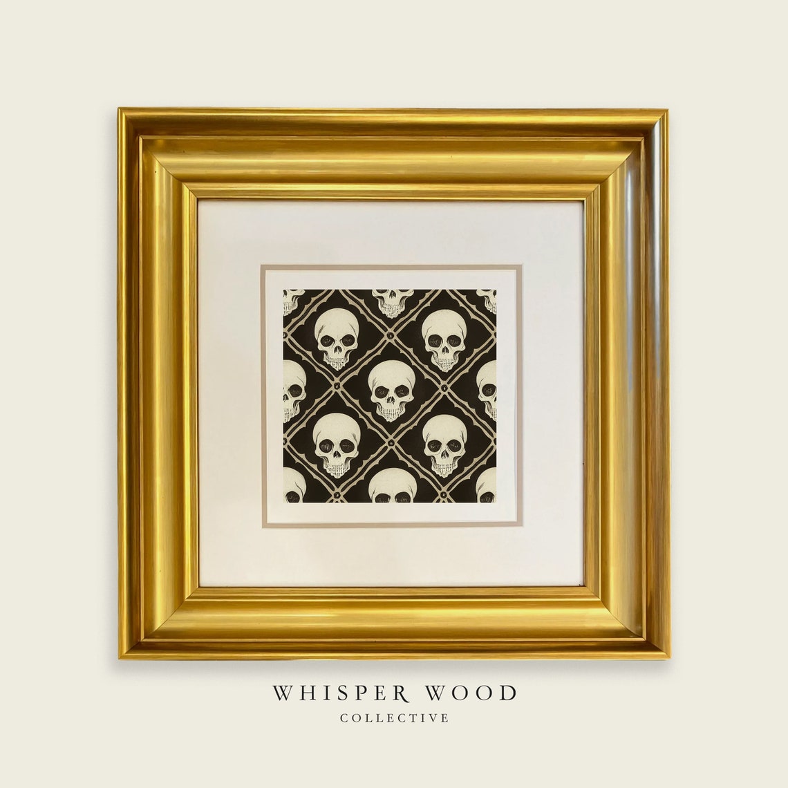 Skulls Repeating Pattern | Instant Download | Printable Art | #137 - Etsy