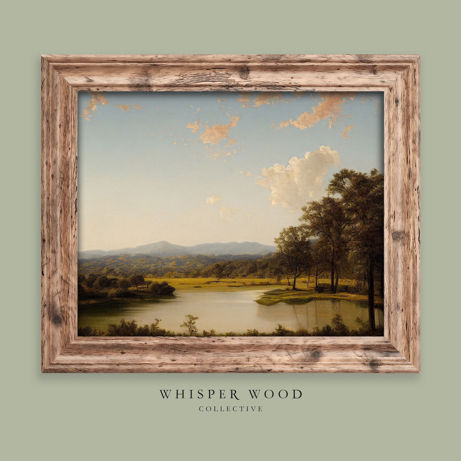 Virginia Landscape Oil Painting Landscape Warm Rustic - Etsy