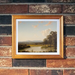 Virginia Landscape Oil Painting | Landscape | Warm Rustic Country Decor ...