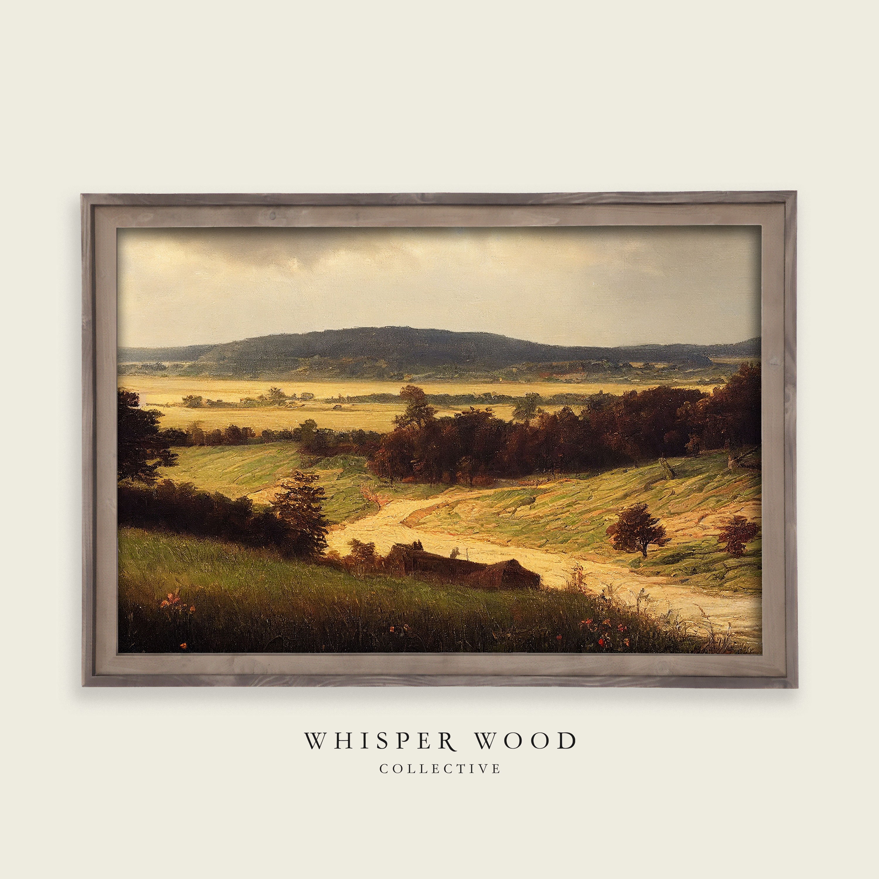 Wisconsin Landscape Oil Painting | Landscape | Warm Rustic Country ...