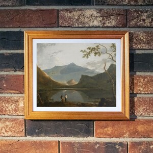 Vintage Landscape Oil Painting | 1800s Rustic Country Decor | Vintage ...