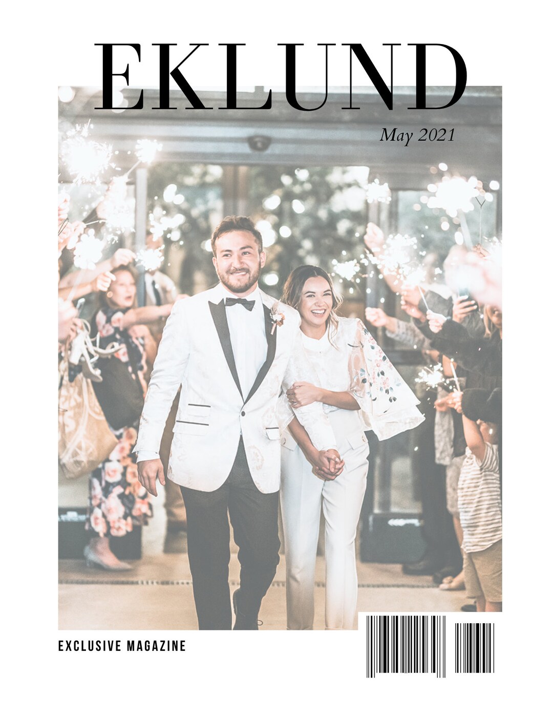 Wedding Magazine Template for Canva | Modern Design | Wedding ...
