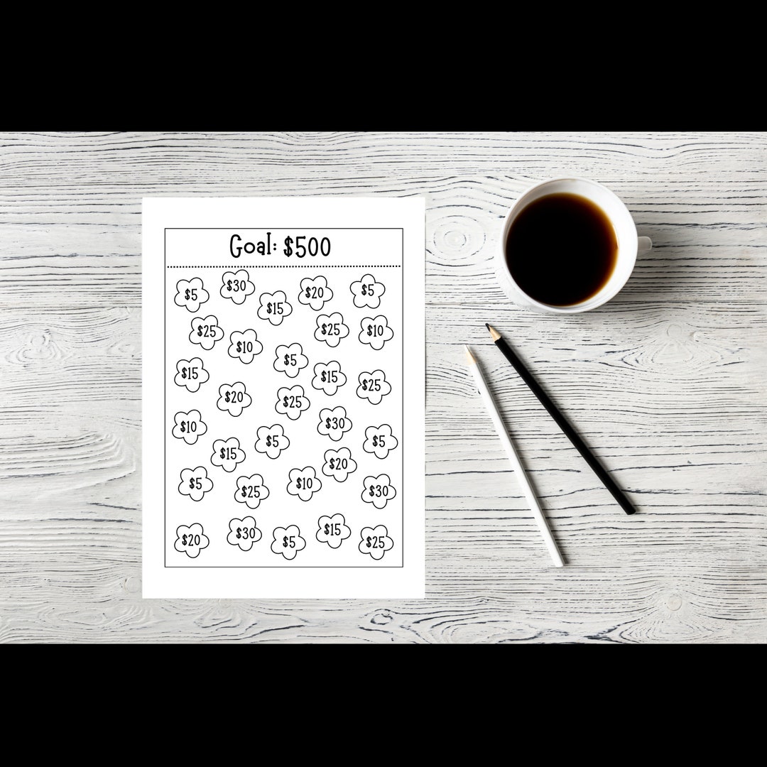 Printable Money Goal Tracker - Etsy