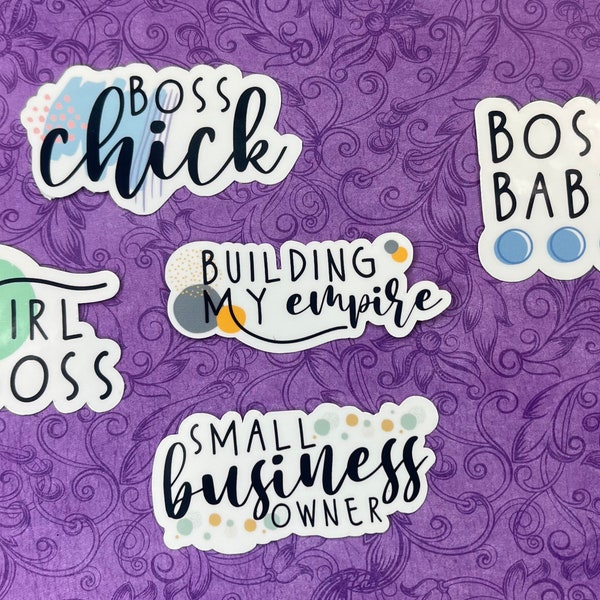 Business Owner Motivational Stickers - Etsy