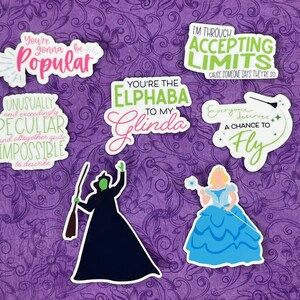 Wicked Inspired Stickers Pack of High Quality Vinyl Decals Broadway ...