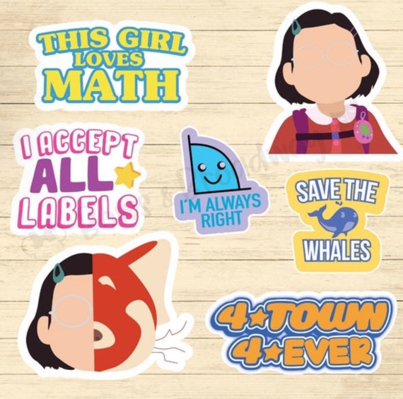 Turning Red Inspired Stickers Pixar Stickers Vinyl Stickers - Etsy