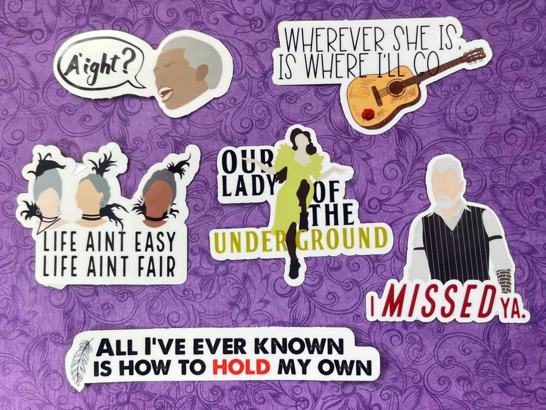 Hadestown Characters 6 Pack Vinyl Stickers Broadway Stickers - Etsy