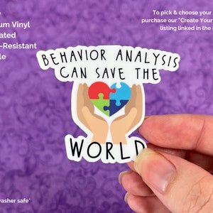 ABA Therapy Sticker Pack L Autism Behavior Tech Applied Behavior ...