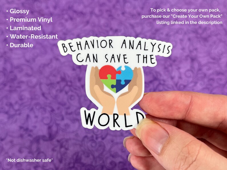ABA Therapy Sticker Pack L Autism Behavior Tech Applied - Etsy