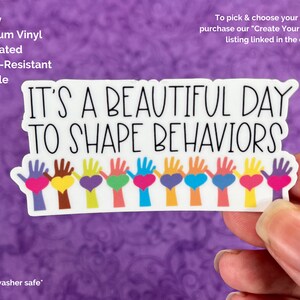 ABA Therapy Sticker Pack L Autism Behavior Tech Applied Behavior ...