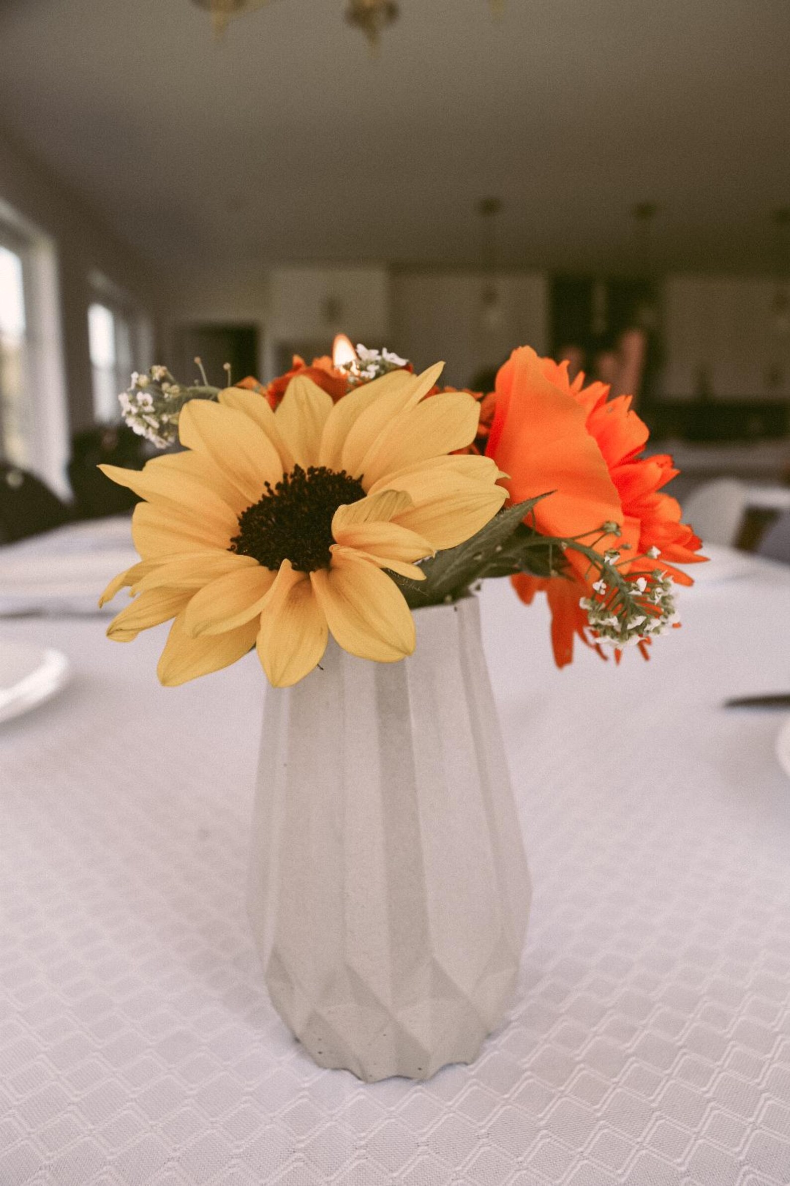 Handmade Concrete Mini Bud Vases Set of 3 Unique Styles Modern ...