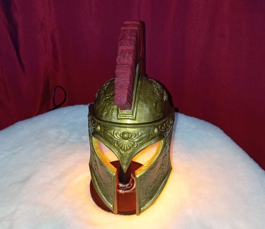 Leonidas Lamp,lighted Sparta Helmet,spartan Night Light,special Helmet ...