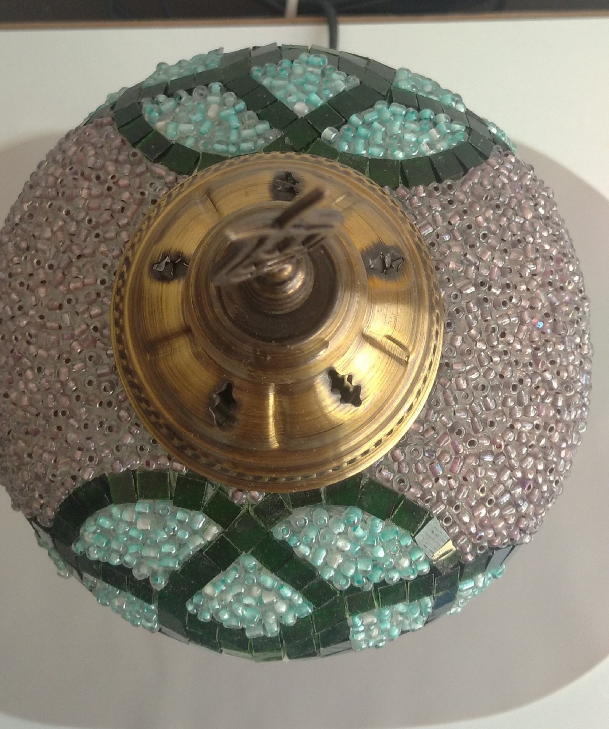 Blue Magic Love Mavis Turquoise Green Mosaic Lamp,valentine's Day ...