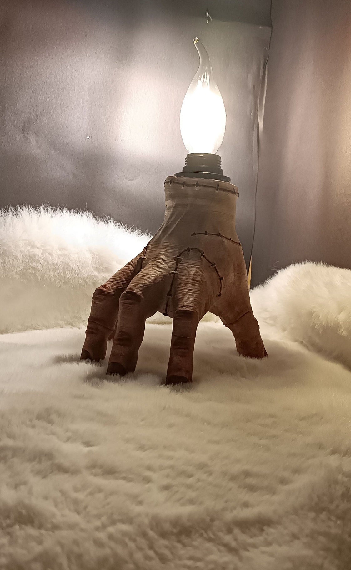 Thing Hand Lamp,3d Printed Thing Hand,wednesday Lamp,valentine's Day ...