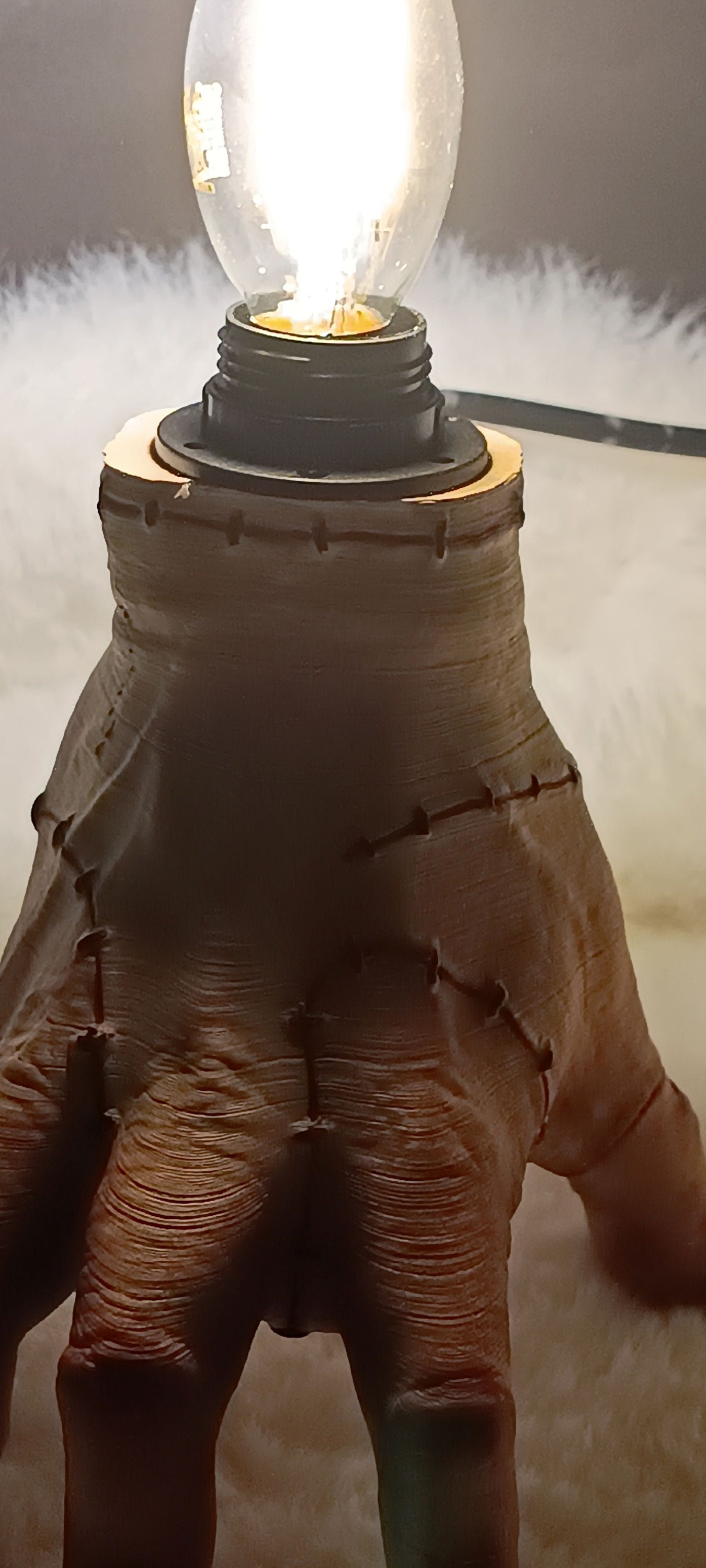 Thing Hand Lamp,3d Printed Thing Hand,wednesday Lamp,valentine's Day ...