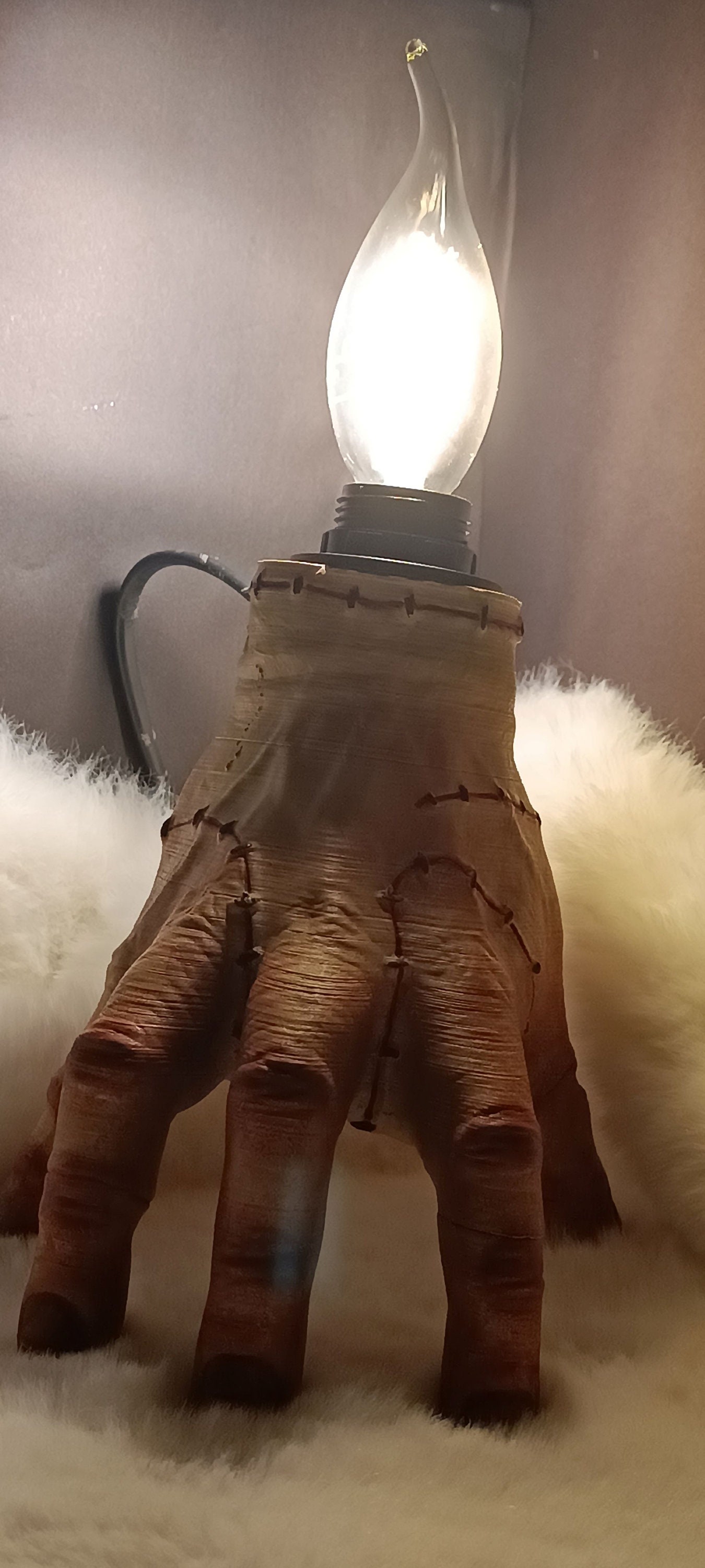 Thing Hand Lamp,3d Printed Thing Hand,wednesday Lamp,valentine's Day ...