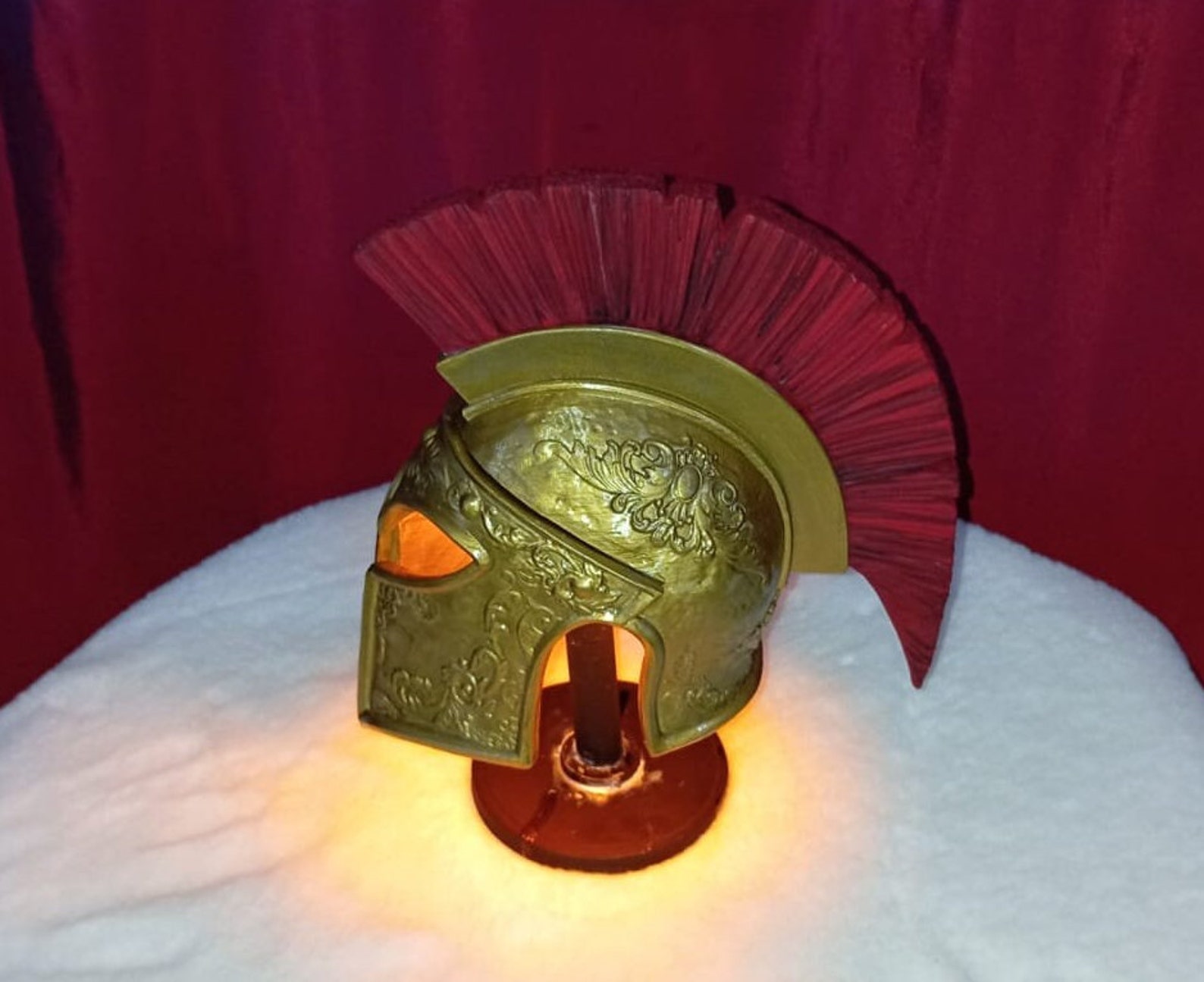 Leonidas Lamp,lighted Sparta Helmet,spartan Night Light,special Helmet ...