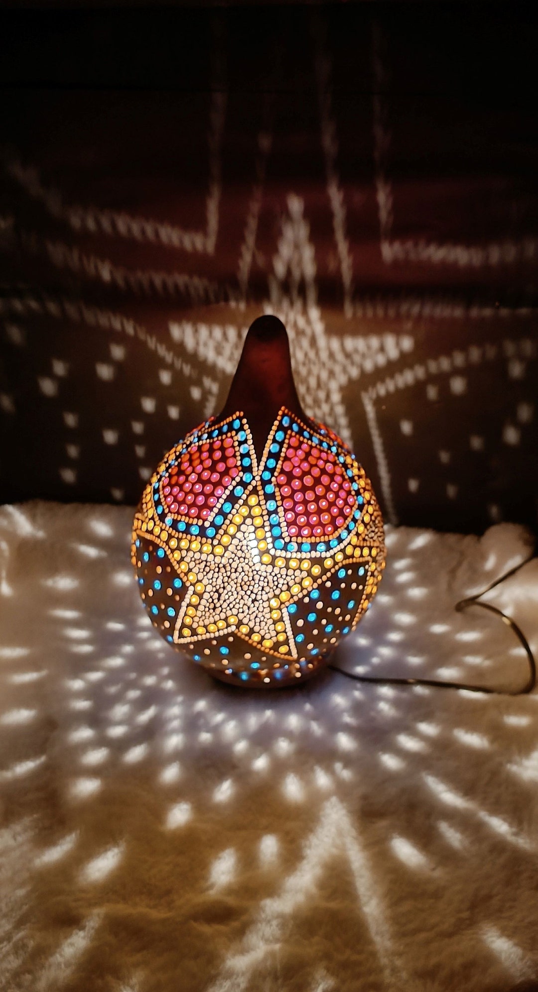 Calabash Lamp ,art Decoration Lighting ,pumpkin Lamp, Night Turkish ...