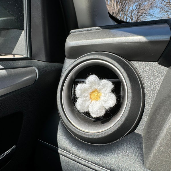 Crochet Flower for Car Vent - Etsy