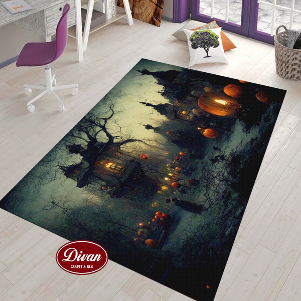 Halloween Rug - Etsy
