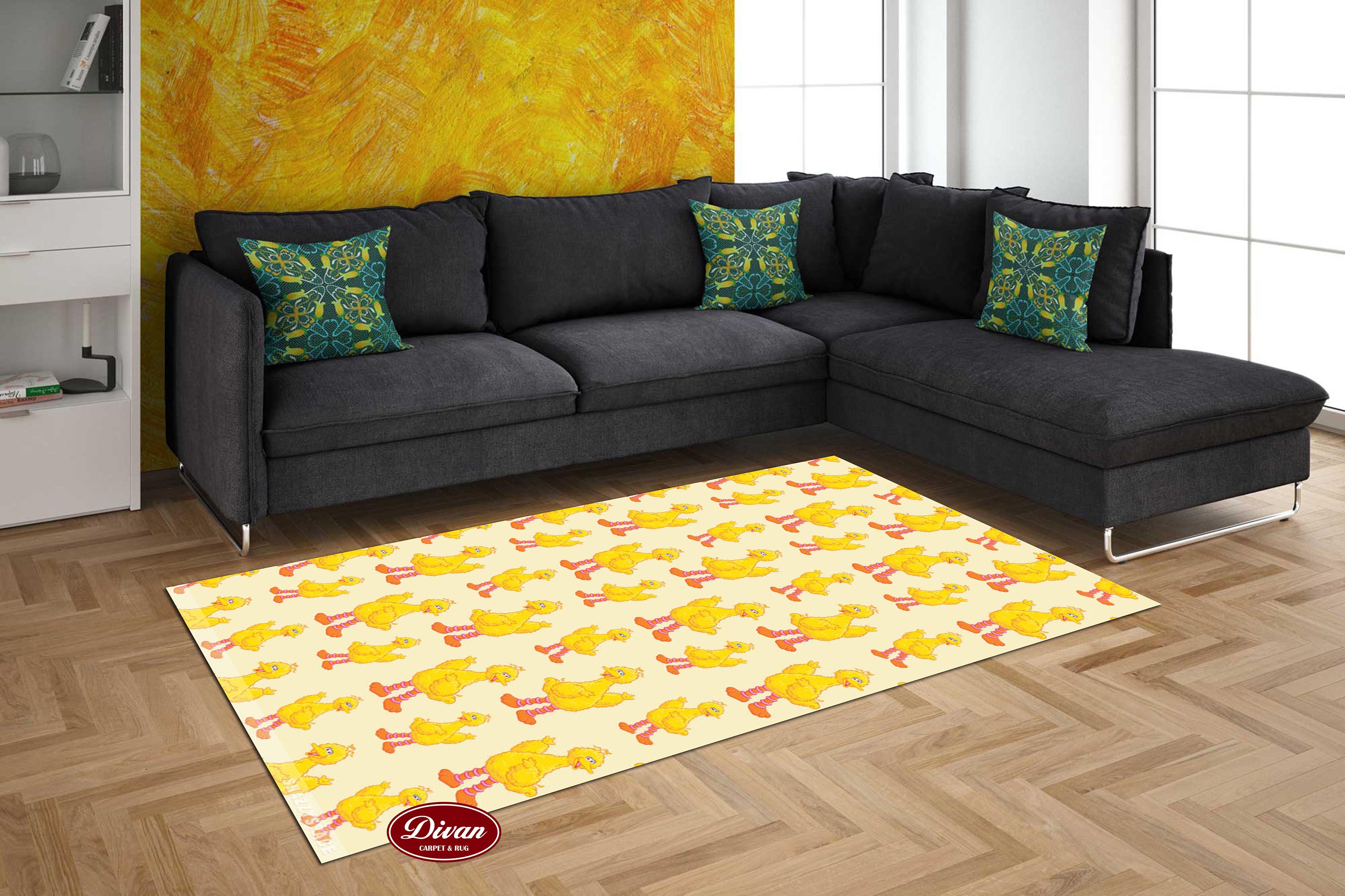Baby Duck Rug for Kids Room, Playroom Mat, Baby Rug, Bird Learn Rug ...