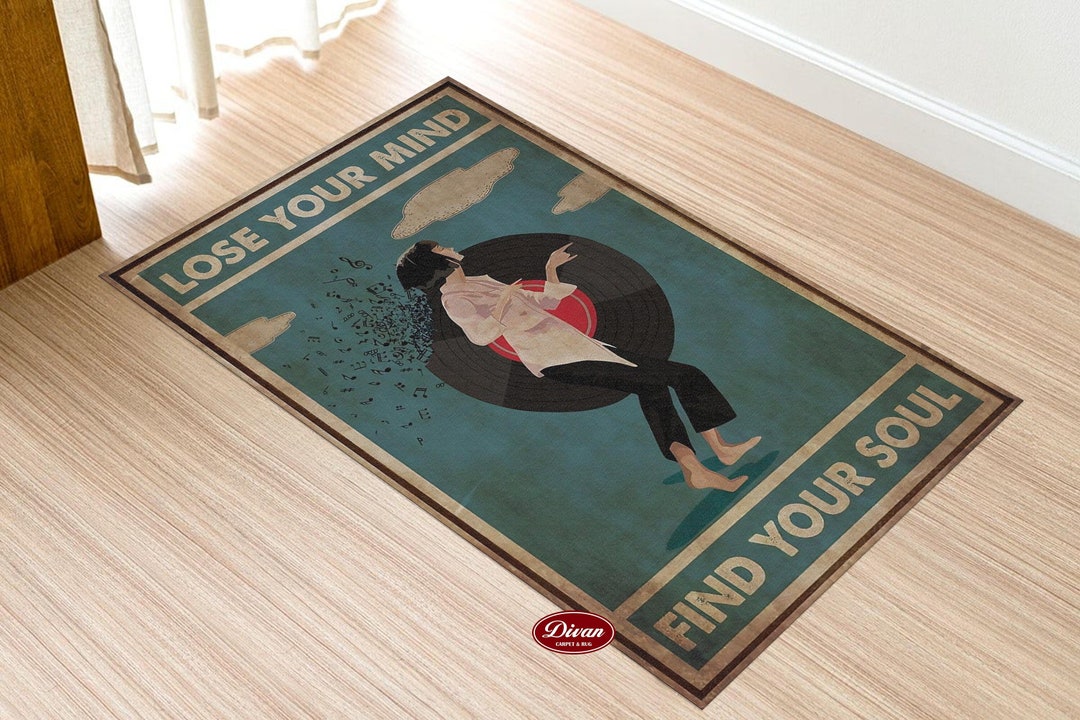 Pulp Fiction, Pulp Fiction Rug, Movie Character Pattern Rug, Famous ...
