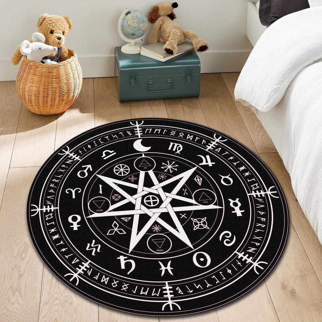 Astrology Rug Zodiac Rugs Horoscope Design Rug Astrology - Etsy