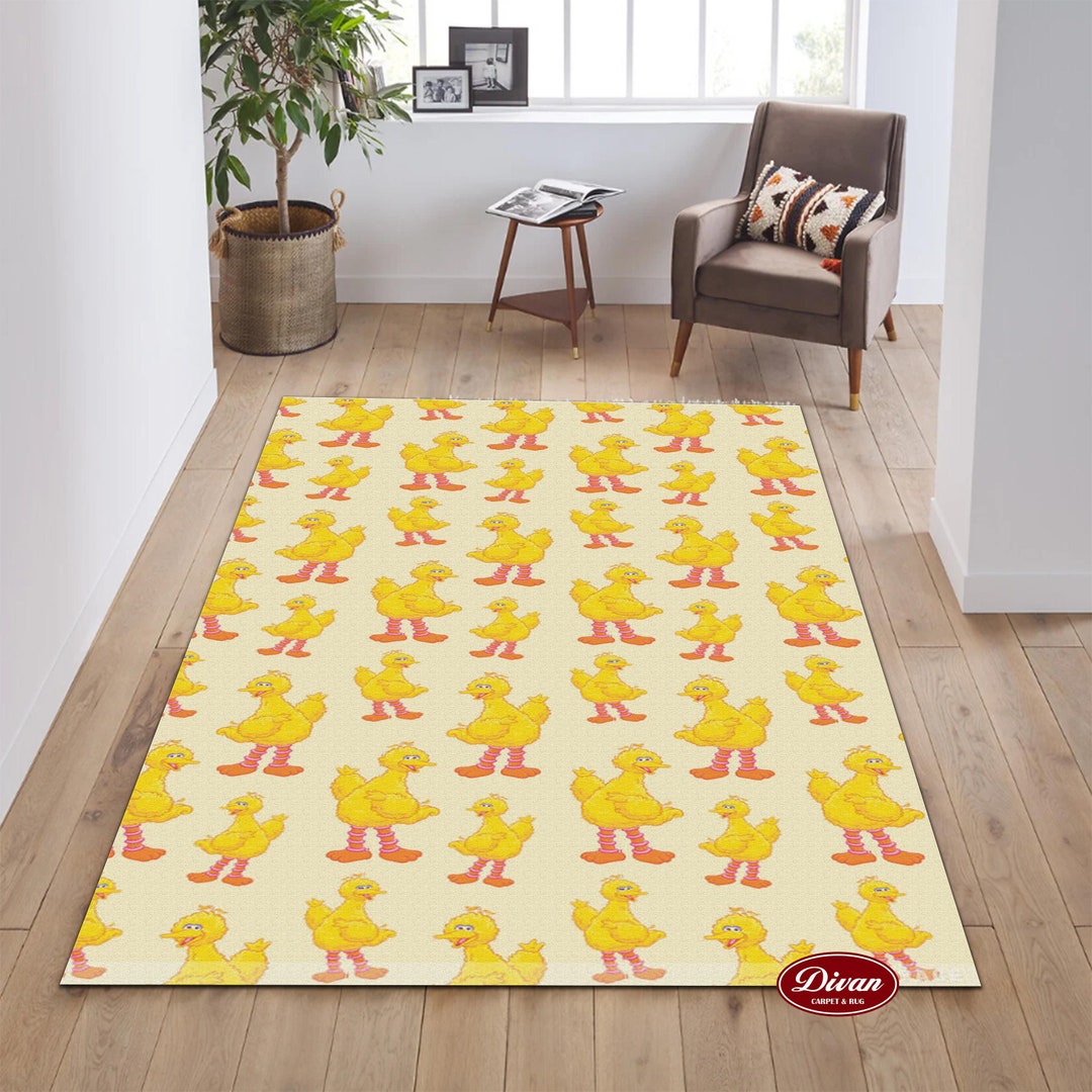 Baby Duck Rug for Kids Room, Playroom Mat, Baby Rug, Bird Learn Rug ...