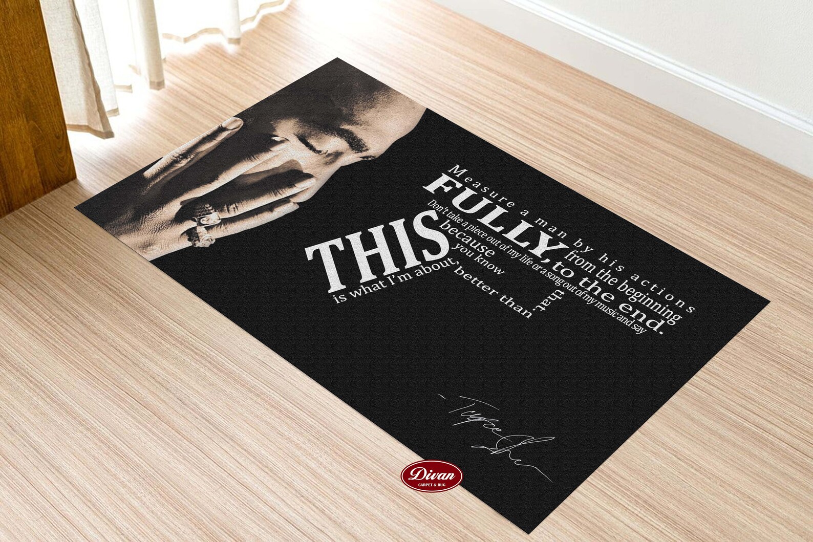 Tupac Shakur Rugs, Tupac Rugs, 2pac Rug, Famous Rug, Outdoor Rug ...