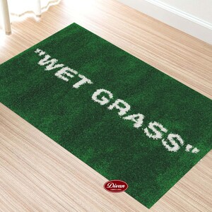 Wet Grass Rug, Grass Looking Rug, Green Rug, Custom Rug, Tufted Rug ...