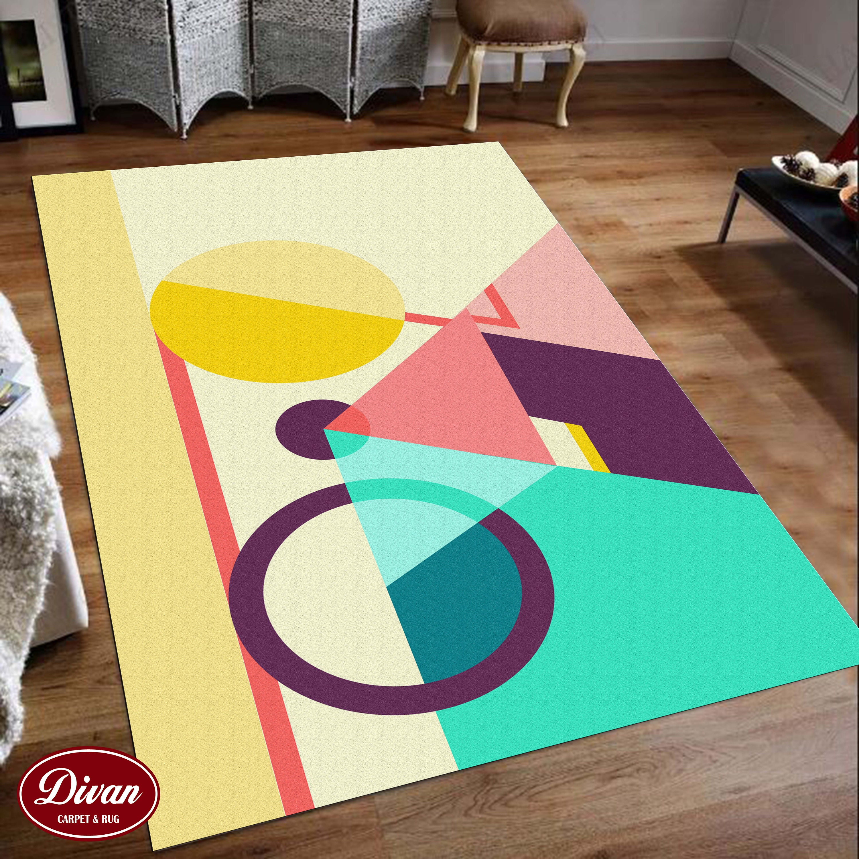 Geometric Bicycle, Design Rug, Custom Rug, Bicycle Rugs, Bike Rug, Kids ...