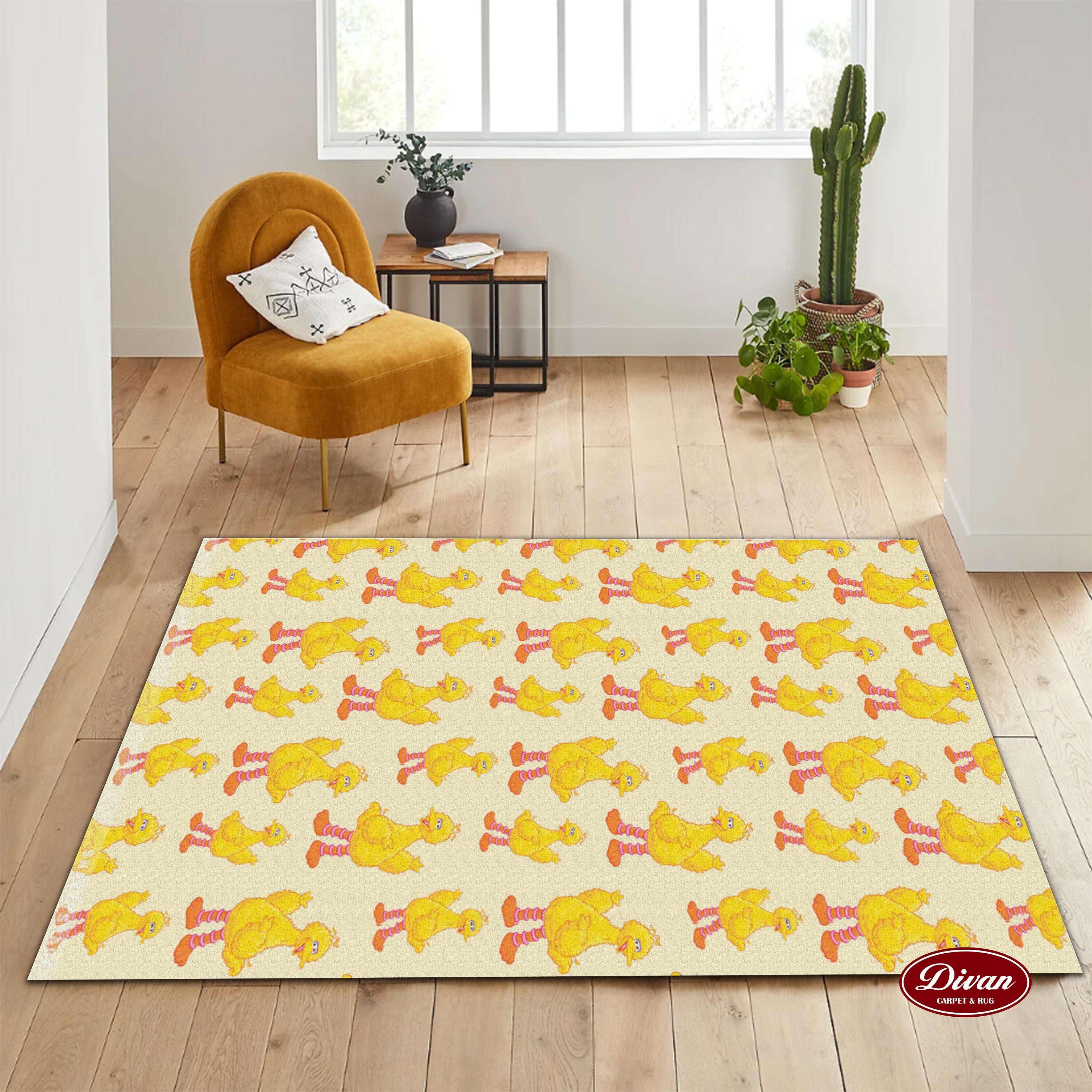 Baby Duck Rug for Kids Room, Playroom Mat, Baby Rug, Bird Learn Rug ...